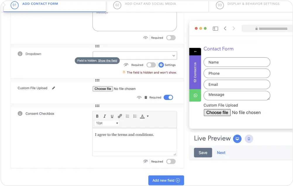Allow Uploading Multiple Files using My Sticky Elements - Premio