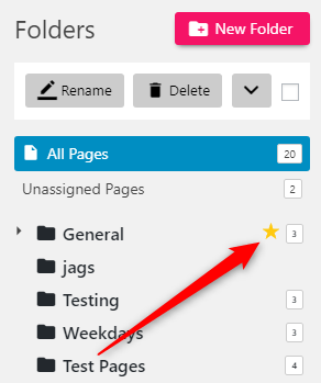 How do I star a folder? - Premio
