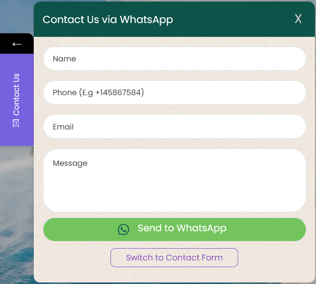 How to send your contact form leads to WhatsApp - Premio