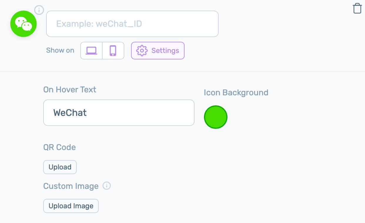 how to add a WeChat channel to your Chaty widget - Premio